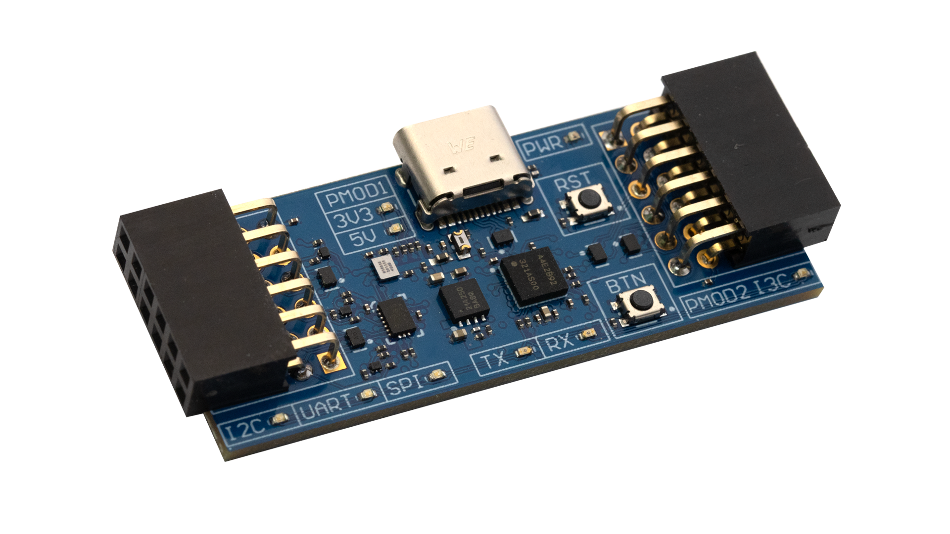 QCIOT-USB2SERDEMOZ - USB-UART、USB-I2C、USB-I3Cデモンストレーションボード用ユニバーサルUSBコンバータ | Renesas ルネサス