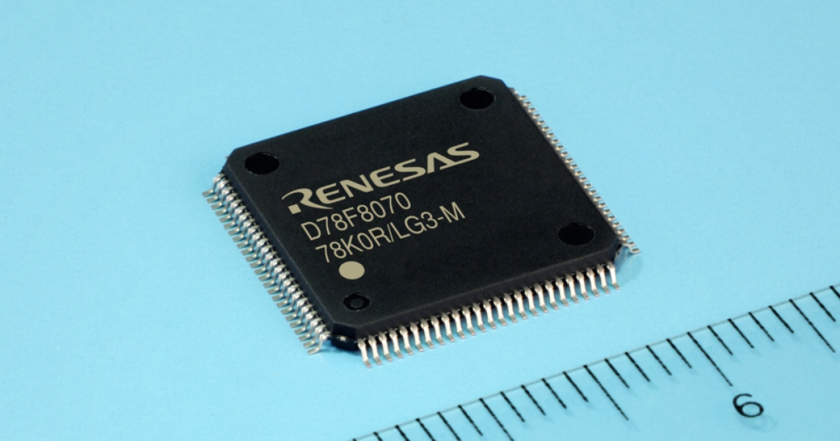 Renesas Electronics Announces Dedicated Single-Chip Microcontroller for ...
