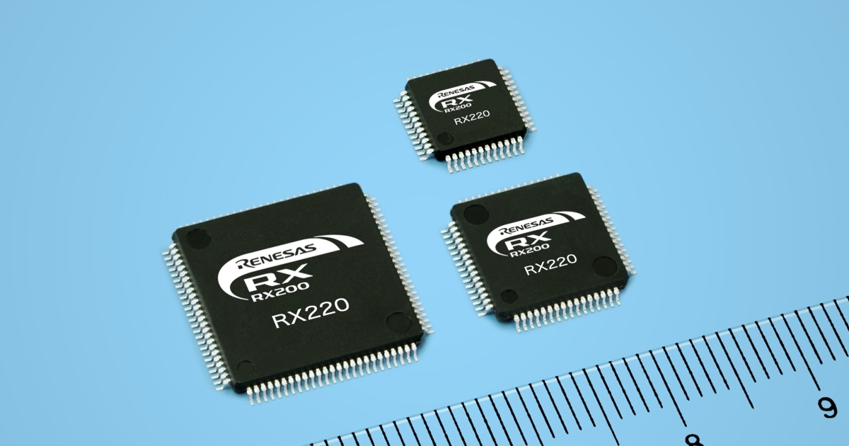Renesas Electronics Expands Low-Power 32-Bit RX200 Microcontroller ...