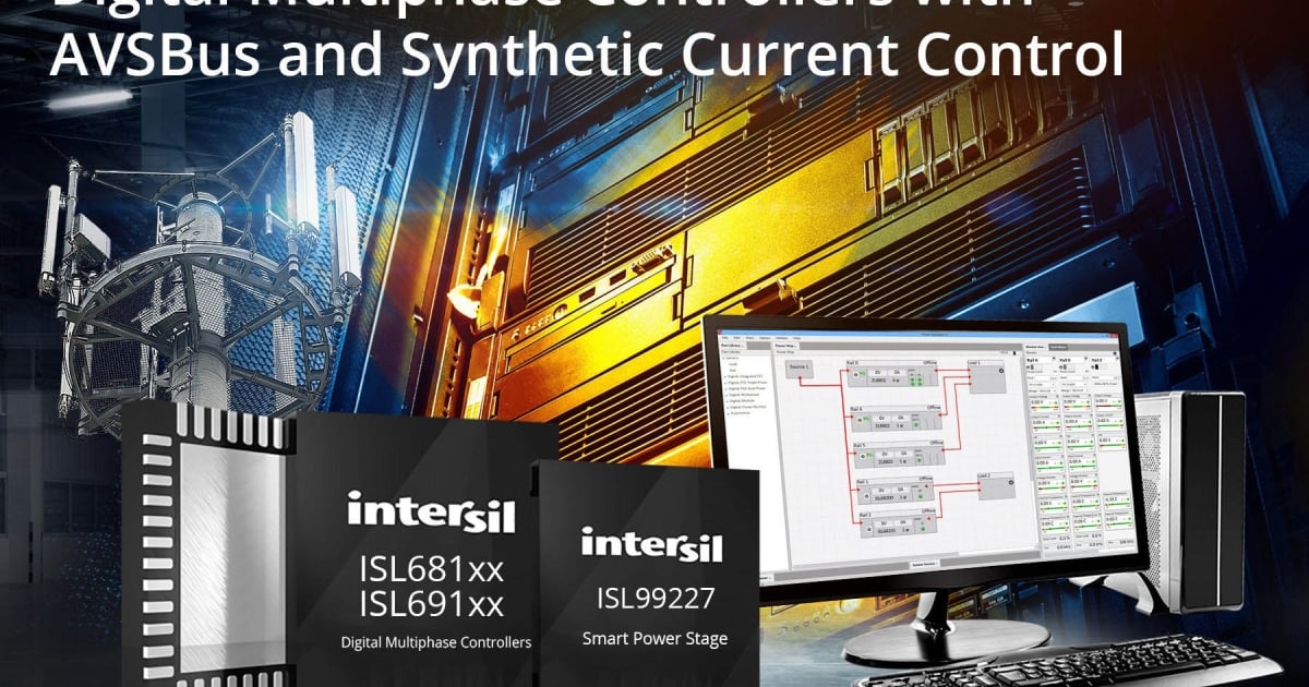 Intersil Unleashes Industry's First Digital Multiphase PWM Controllers ...