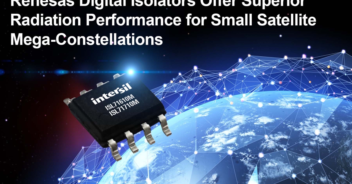 Renesas Electronics Launches Digital Isolators with Superior Radiation ...