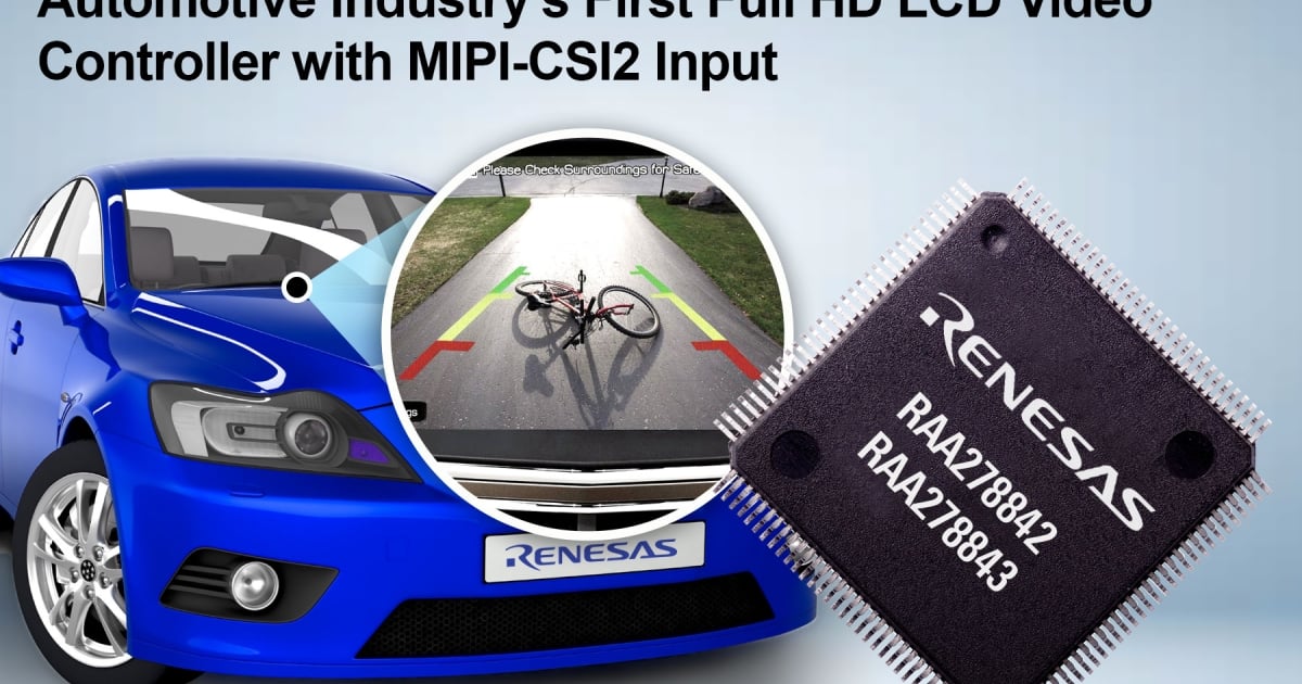Renesas Electronics Announces Automotive Industry’s First Full HD LCD ...