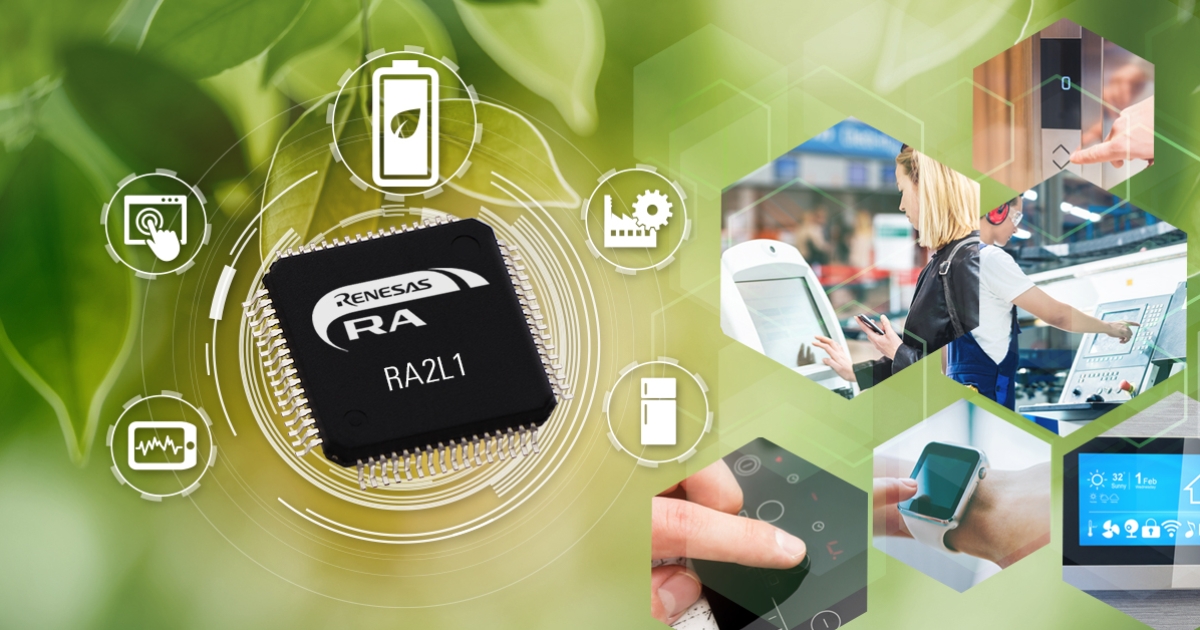 New RA2L1 MCU Group with Enhanced Capacitive Touch for Advanced HMI | Renesas