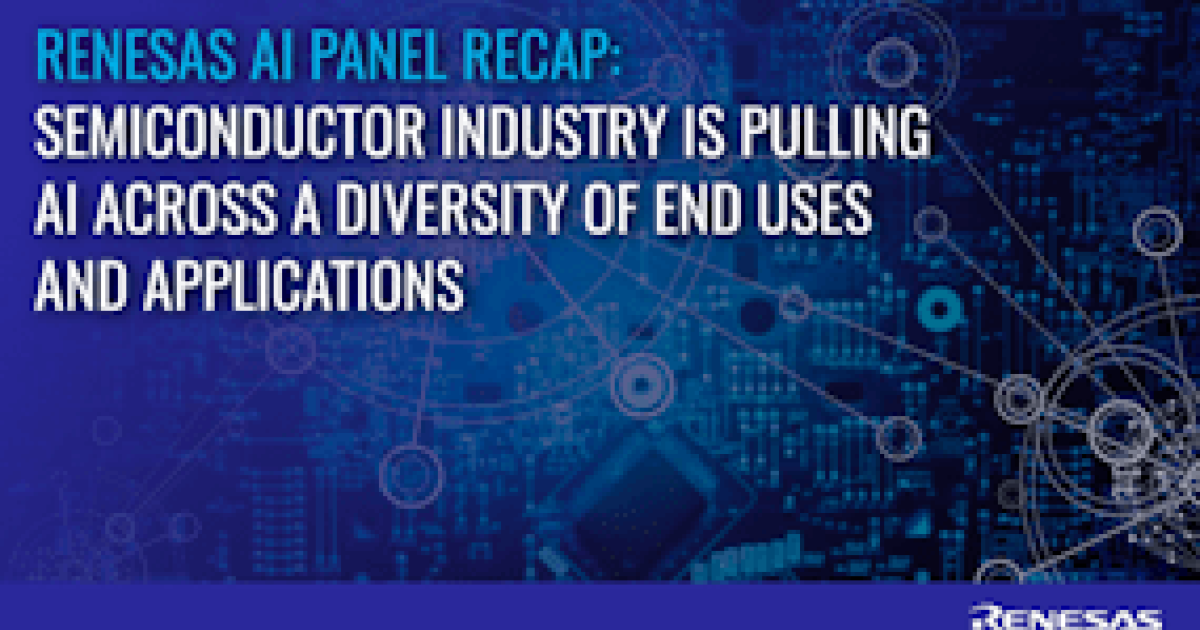 Semiconductor Industry Is Pulling AI Across a Diversity of End Uses and ...