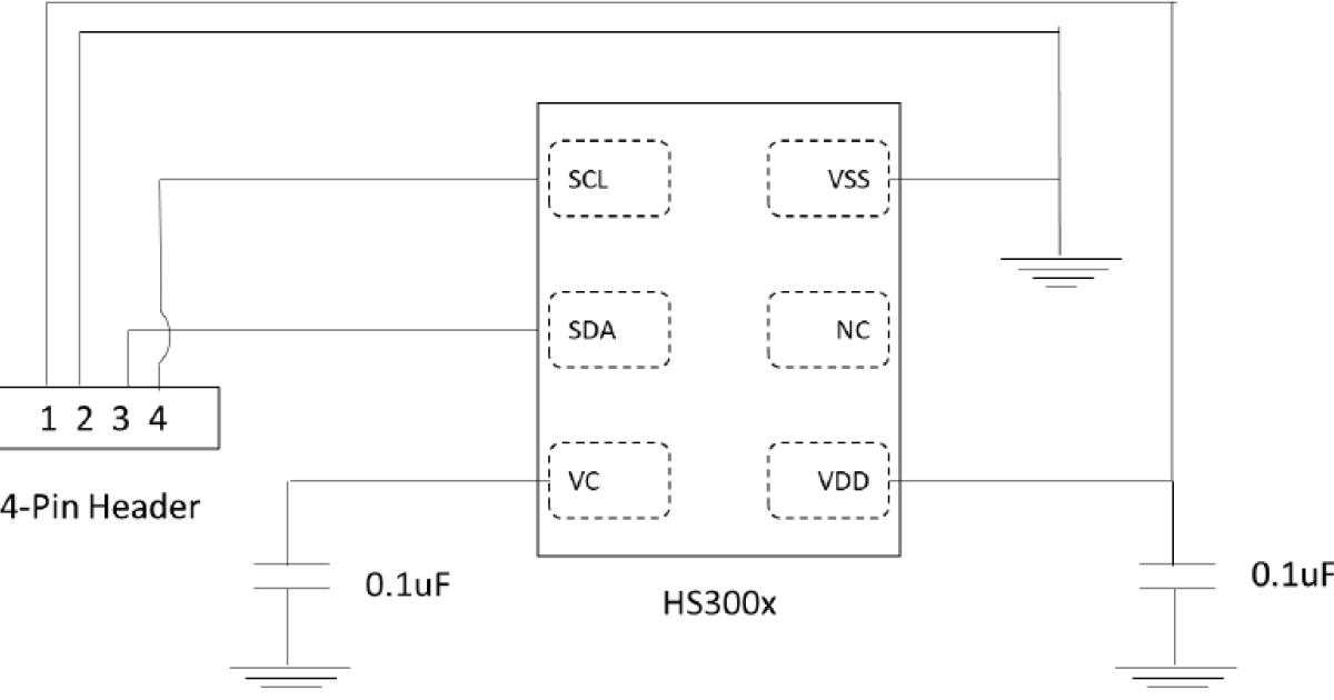 HS3001-ML1 - Relative Humidity and Temperature Sensor Module, ±1.5% RH ...