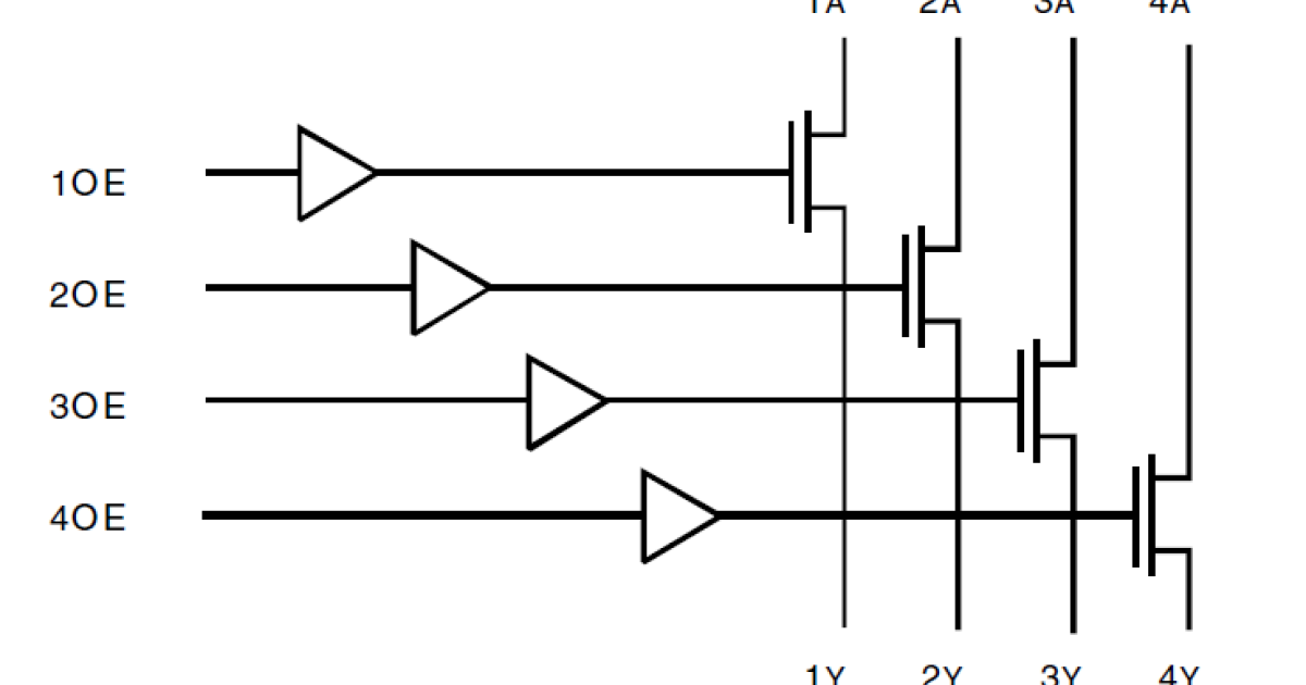 QS3VH126 - QuickSwitch Products 3.3V Quad Active High Switch for hot ...