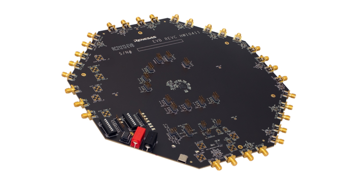 RC21212-EVB - 12出力AutoClockプログラマブル・クロック・ジェネレータ評価ボード | Renesas ルネサス