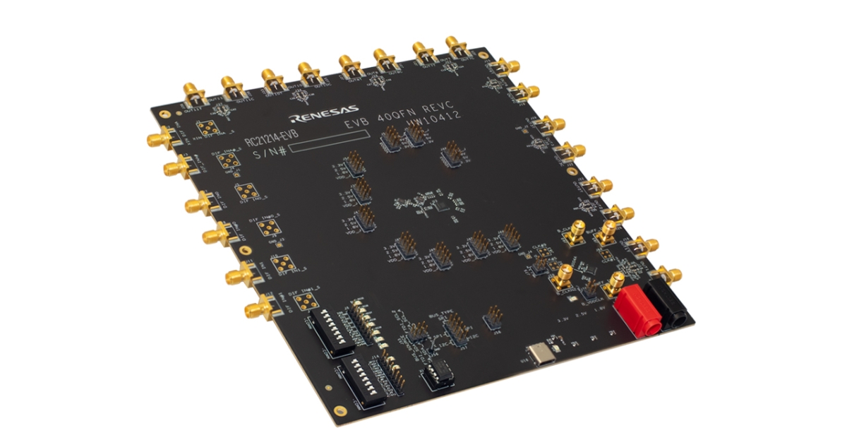RC21214-EVB - 8-Output AutoClock Programmable Clock Generator Evaluation Board | Renesas
