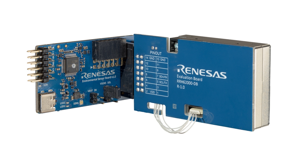 RRH62000-EVK - All-in-One Integrated Sensor Module for PM2.5, RHT, TVOC ...