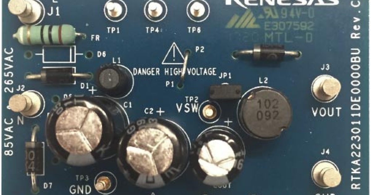 RTKA223011DE0000BU - RAA223011 High Voltage Buck Converter Evaluation ...