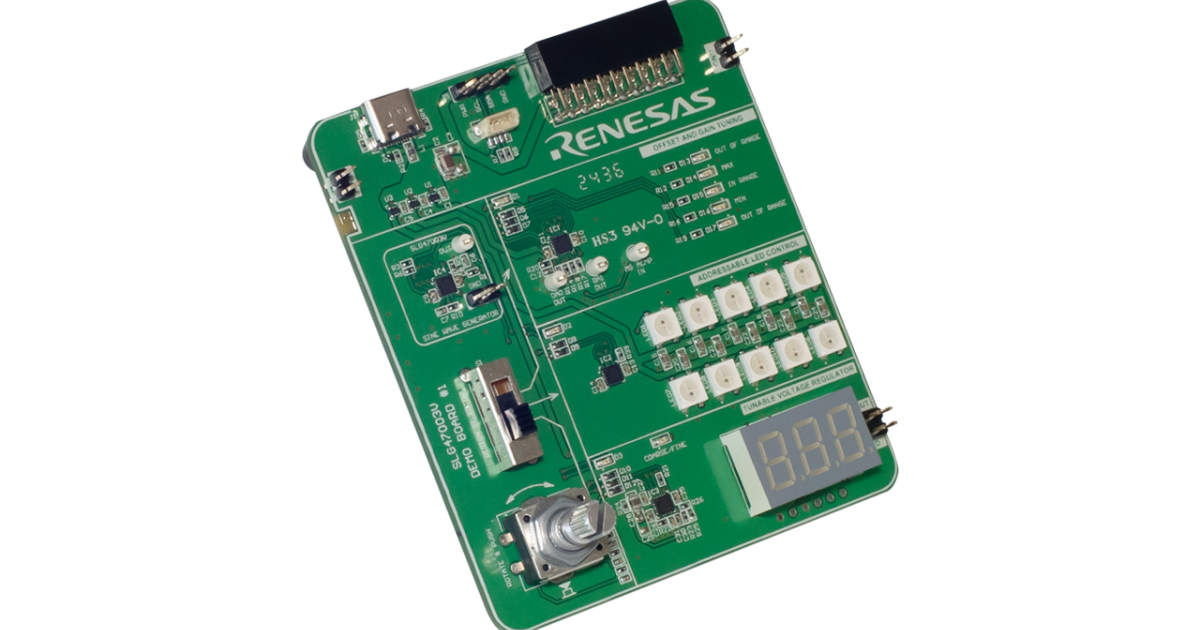 SLG47003V-DMO - AnalogPAK SLG47003 Demonstration Board | Renesas