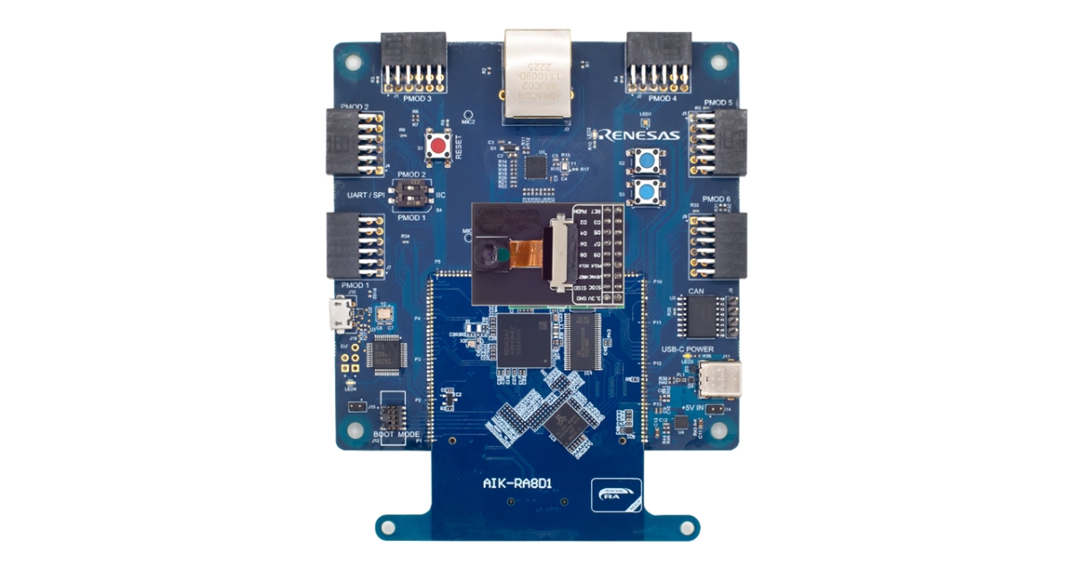 AIK-RA8D1 - AI Kit Development Platform with RA8D1 | Renesas