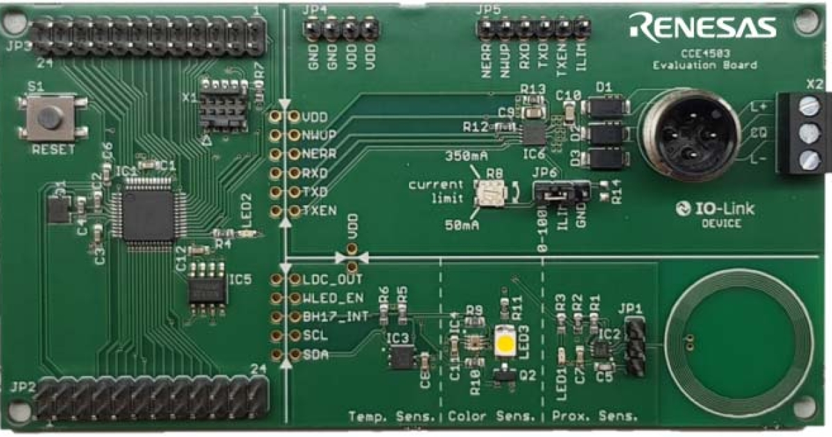 CCE4503-EVAL-V1 - Mini IO-Link Device PHY with Cost-Optimized Feature ... CCE4503-EVAL-V1 - Mini IO-Link Device PHY with Cost-Optimized Feature ...