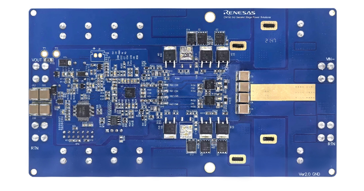 CN190-1-5GPWR-REFZ - 5G Second Stage Power Reference Design | Renesas