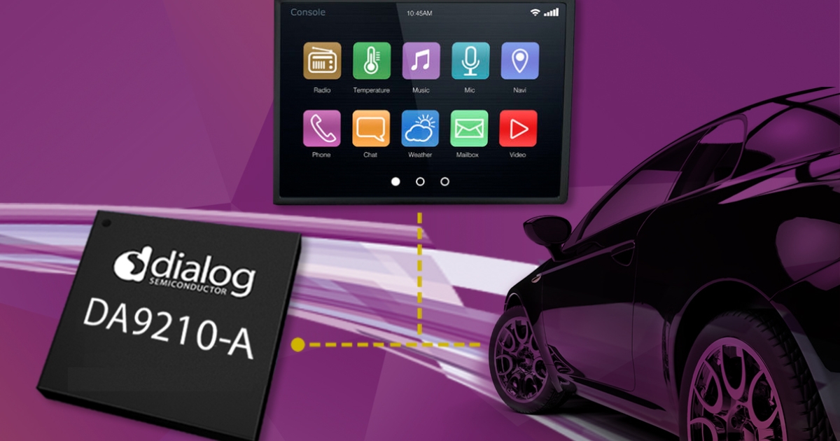 Dialog Semiconductor Powers Next-Generation Connected Cars | Renesas ルネサス