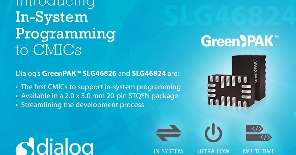 Dialog Semiconductor Introduces the First Configurable Mixed-Signal ICs ...