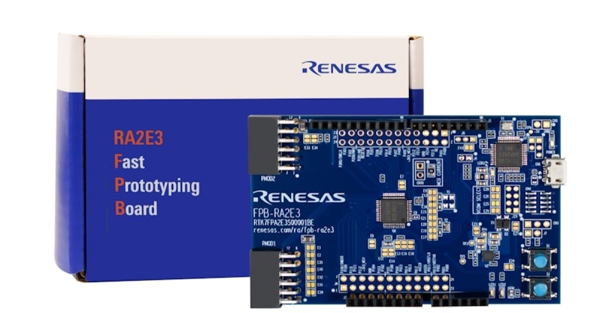 FPB-RA2E3 - Fast Prototyping Board for RA2E3 MCU Group | Renesas ルネサス
