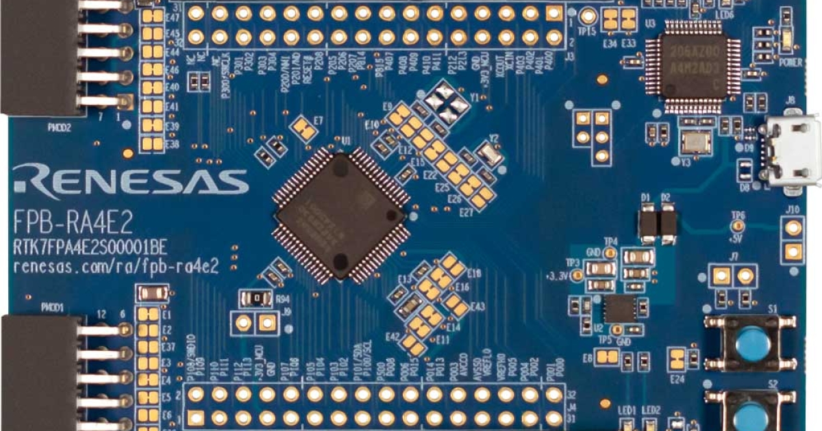 FPB-RA4E2 - RA4E2 Fast Prototyping Board | Renesas ルネサス