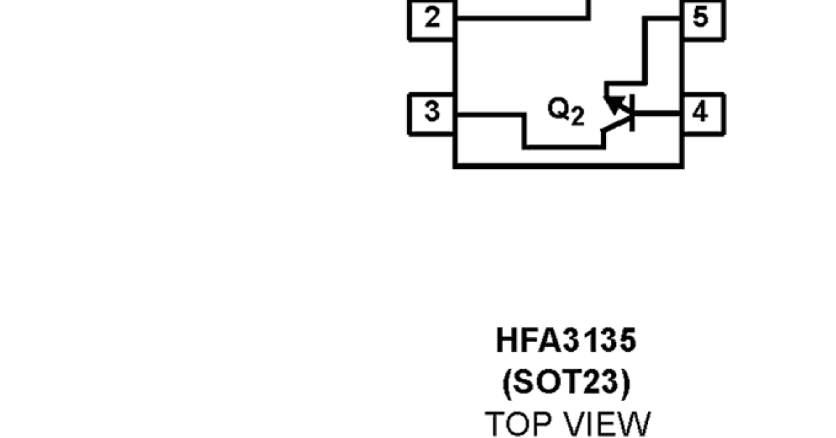 HFA3134 - Ultra High Frequency Matched Pair Transistors | Renesas