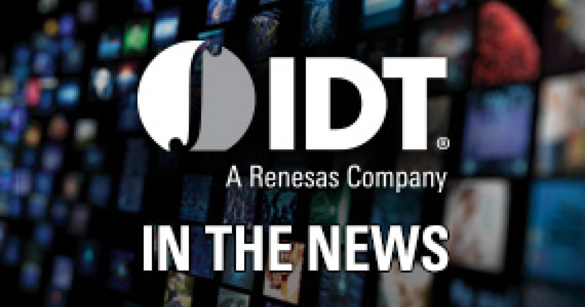 IDT Introduces ONFI 4.1 1:4 Flash Memory Expander for High-Performance ...