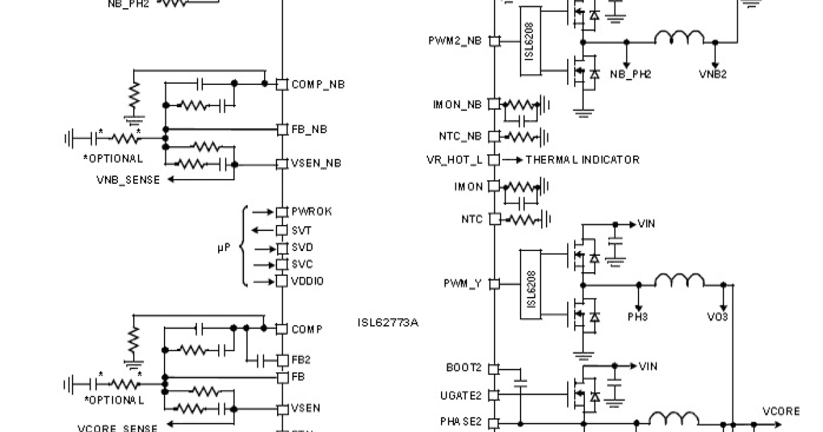 ISL62773A - Multiphase PWM Regulator for AMD Fusion™ Mobile CPUs Using ...