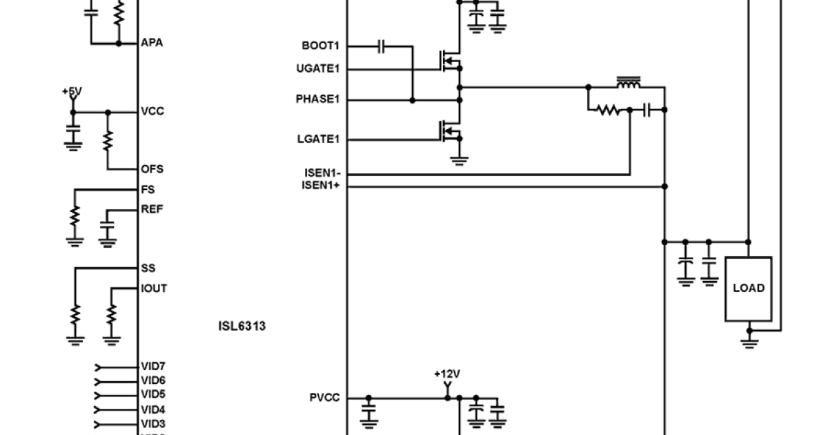 Two-Phase Buck PWM Controller with Integrated MOSFET Drivers for Intel ...
