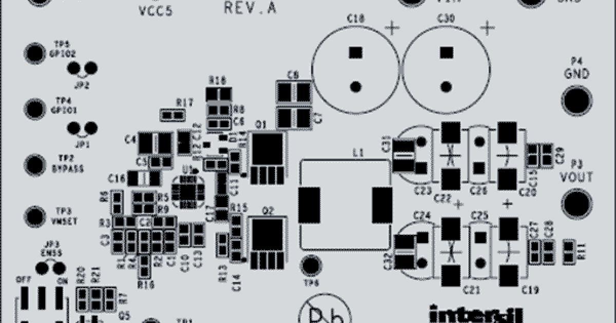 Isl6420beval1z Advanced Single Synchronous Buck Pwm Controller Evaluation Board Renesas
