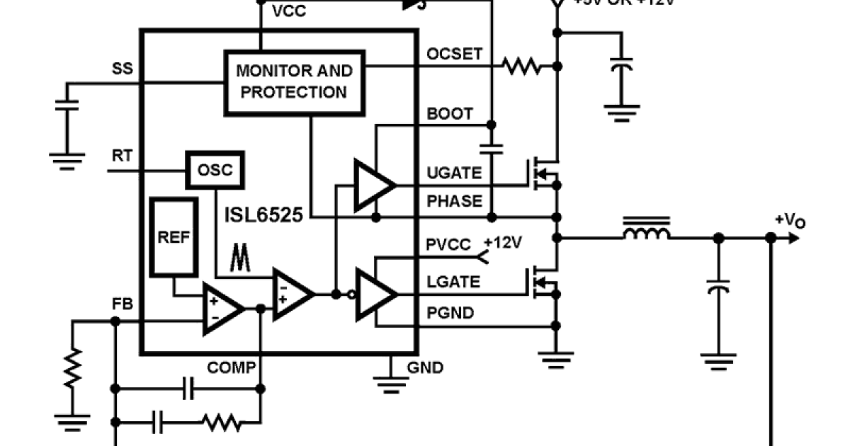 ISL6525 - Buck and Synchronous-Rectifier Pulse-Width Modulator (PWM) Controller | Renesas