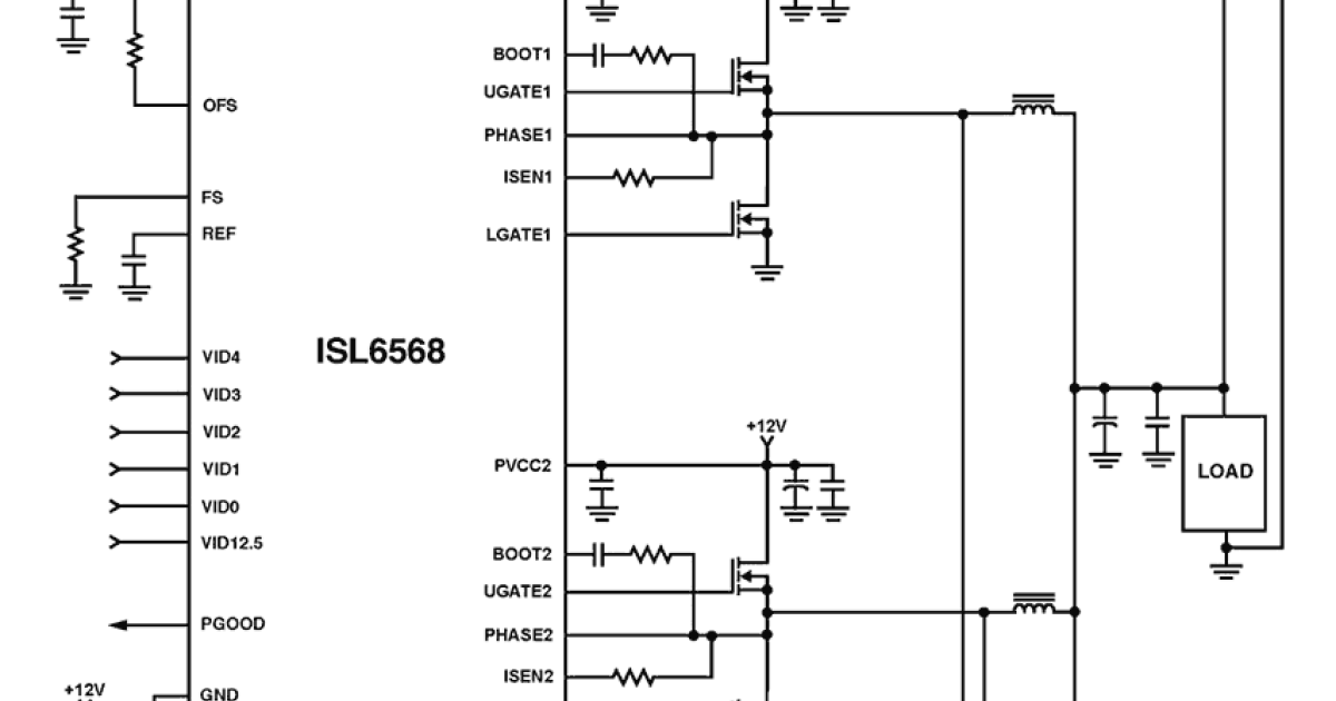 Two-Phase Buck PWM Controller with Integrated MOSFET Drivers for VRM9 ...