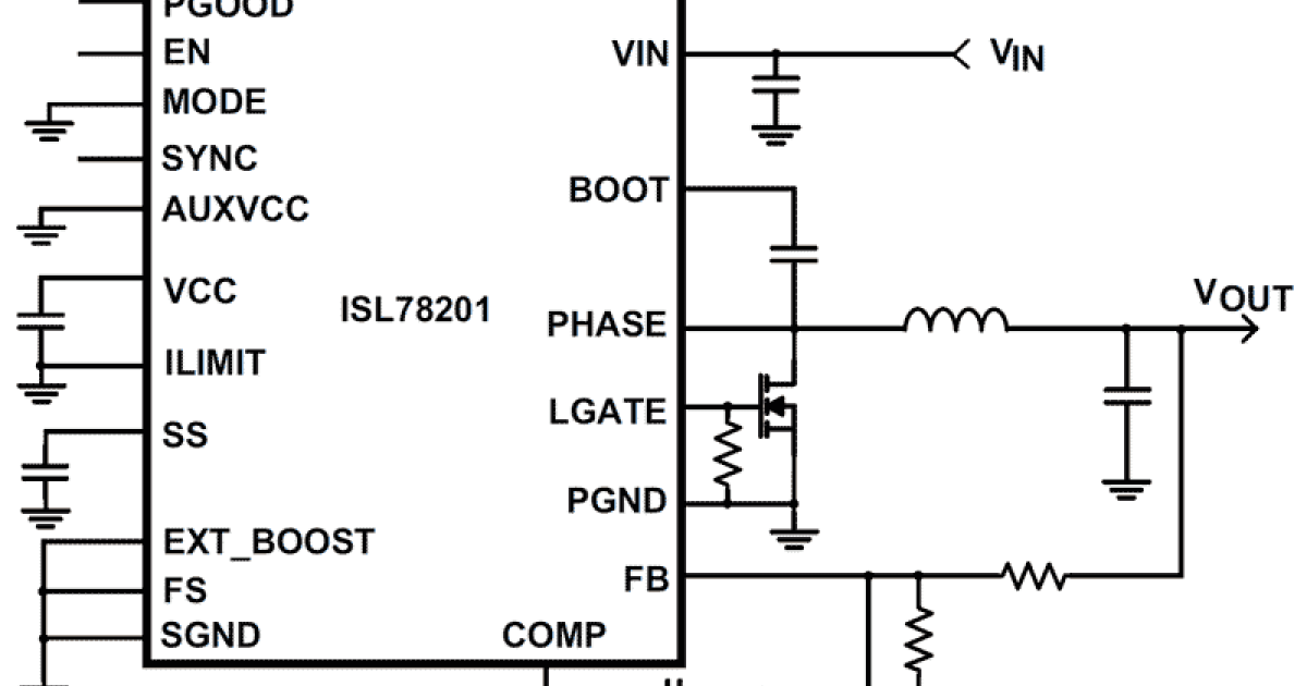 ISL78201 - 40V 2.5A Regulator with Integrated High-Side MOSFET for Synchronous Buck or Boost ...