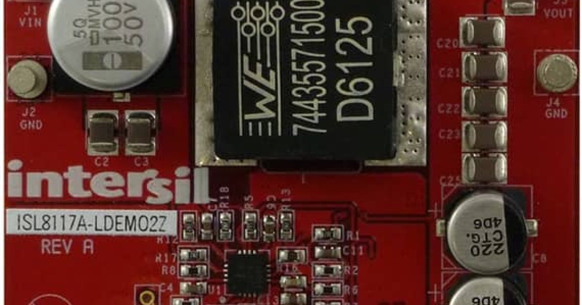 ISL8117A-LDEMO2Z - Sync Buck PWM Controller Demo Board (Buck-Boost configuration), 6.5V to 42V ...