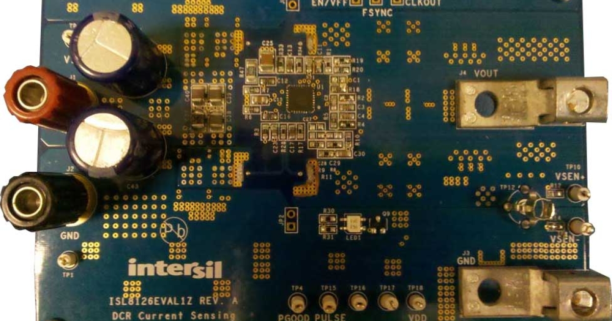 ISL8126EVAL1Z - Dual/n-Phase Buck PWM Controller with Integrated Drivers Evaluation Board ...