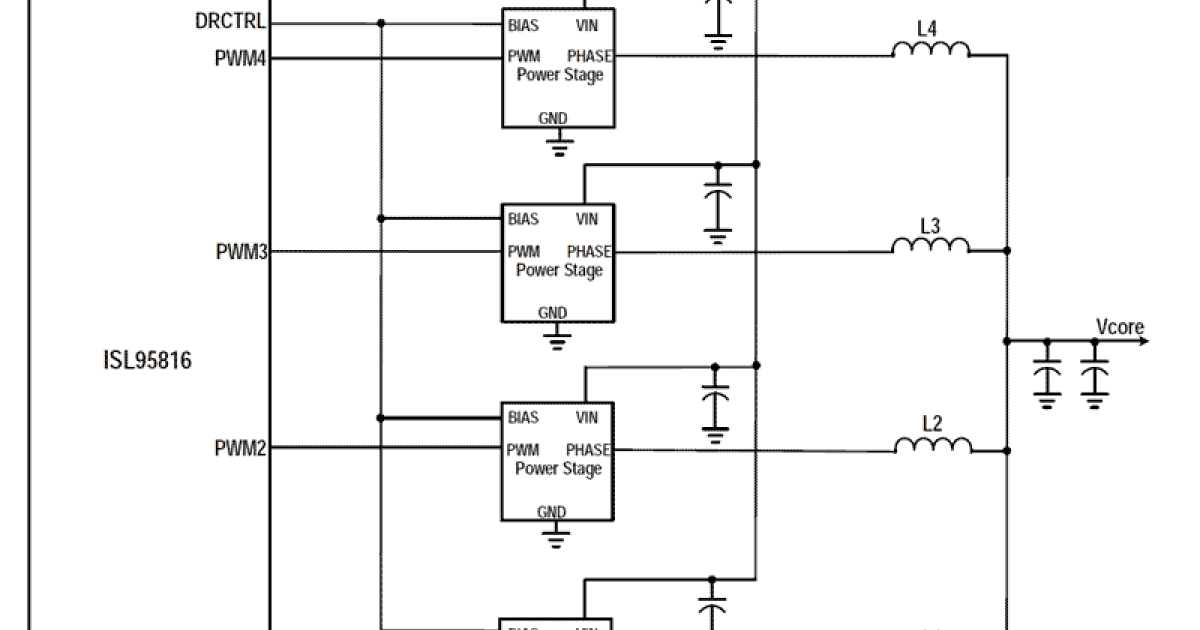 ISL95816 - 4-Phase PWM Controller for VR12.5 CPUs | Renesas