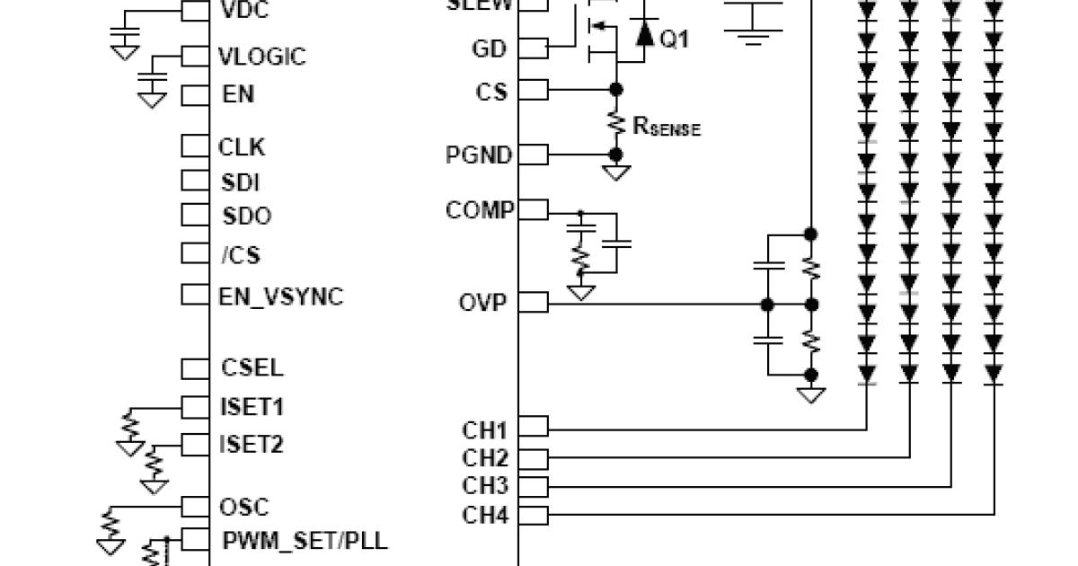 ISL97686 - 4-Channel LED Driver with Independent Channel Control for ...