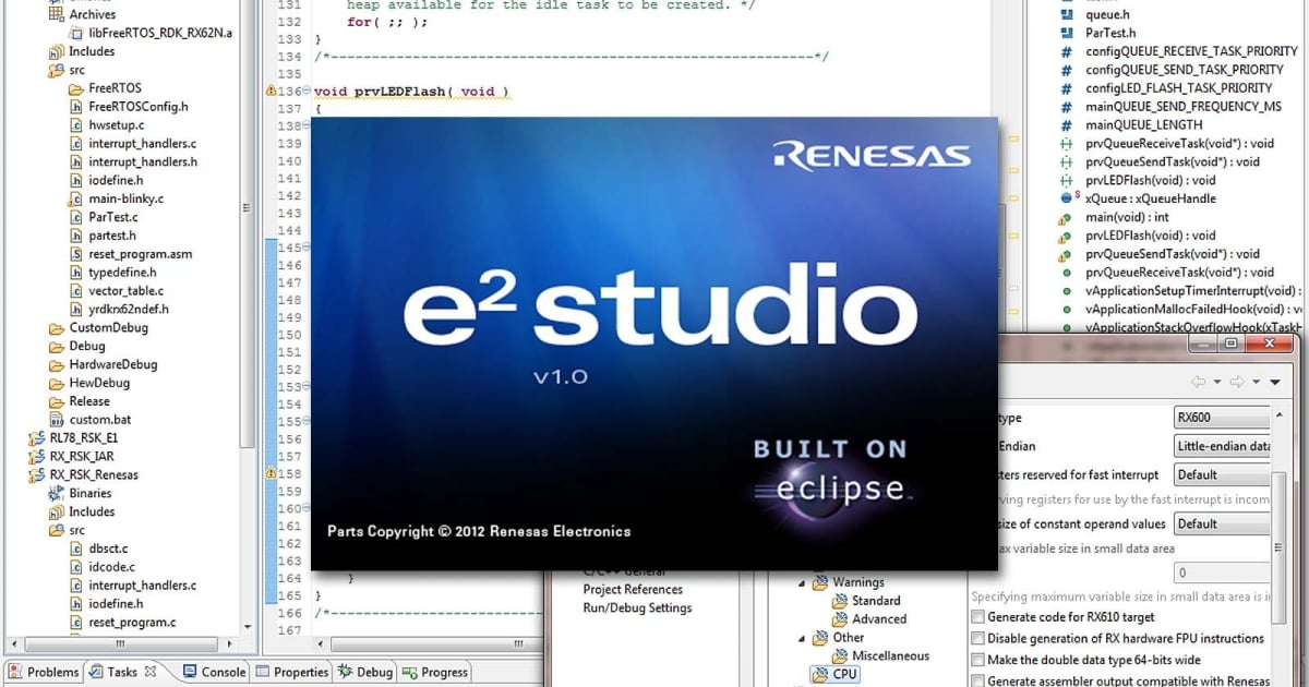 Renesas Electronics Europe Announces Eclipse-Based Integrated Development Environment | Renesas