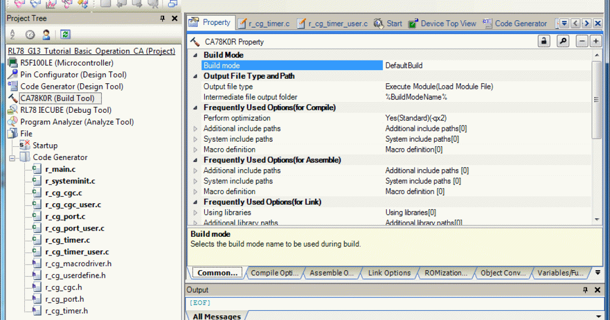 C Compiler Package for the RL78 and 78K Families | Renesas