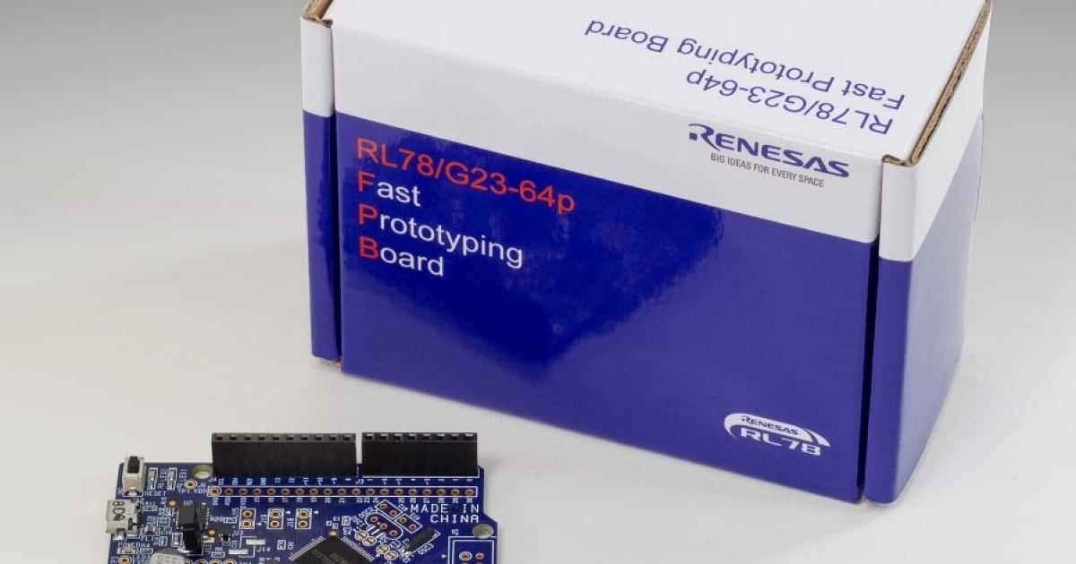 RTK7RLG230CLG000BJ - RL78/G23-64p Fast Prototyping Board (RL78/G23-64p FPB) | Renesas ルネサス