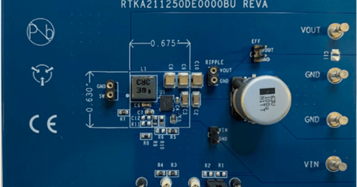 RTKA211250DE0000BU - RAA211250 Synchronous Buck Evaluation Board with 4 ...