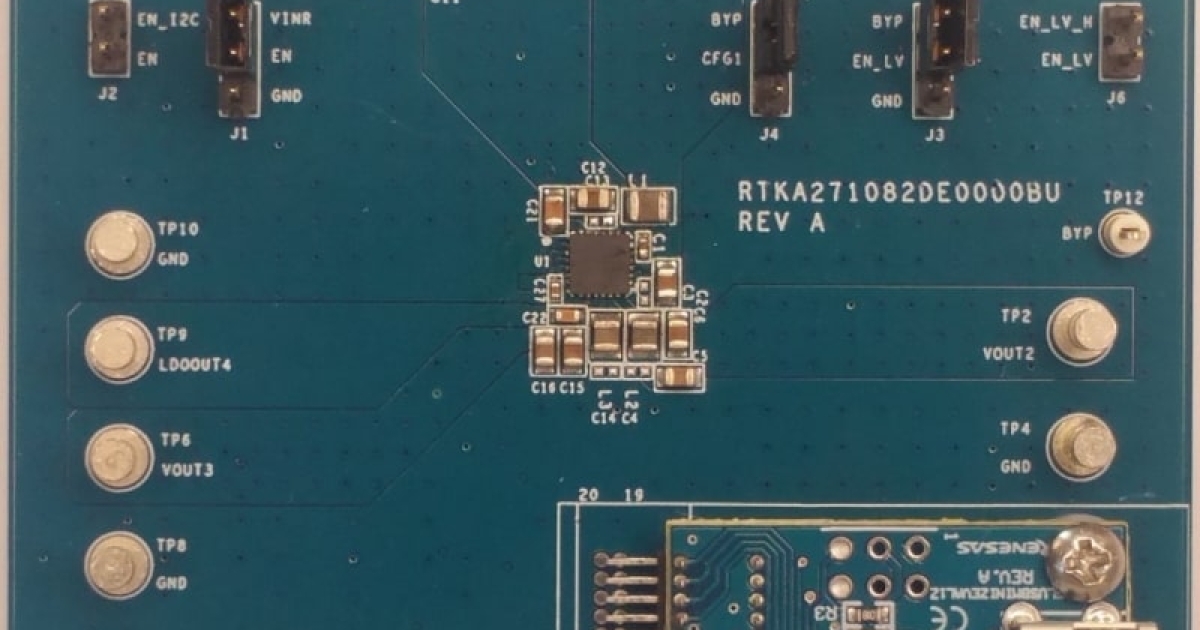 RTKA271082DE0000BU - Evaluation Board for RAA271082, 4-channel Automotive PMIC | Renesas