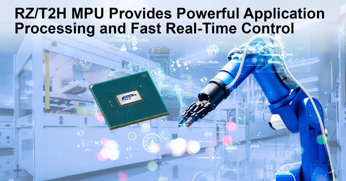 Renesas Extends Line-up For Industrial Ethernet and Multi-Axis Motor Control Solutions with High ...