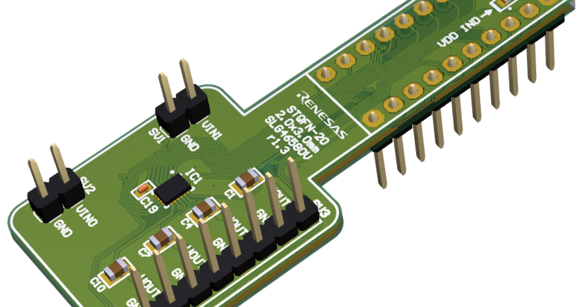 SLG46580V-DIP - GreenPAK SLG46580 (STQFN-20) 20-Pin DIP Prototyping ...
