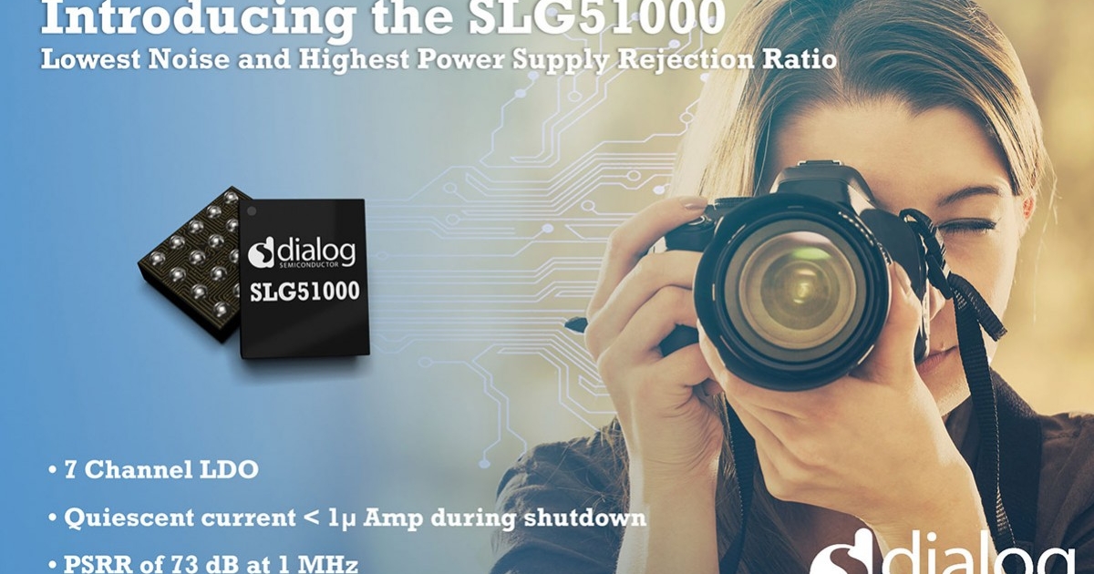 Dialog Semiconductor Unveils Programmable Multi-Channel LDO Regulator ...