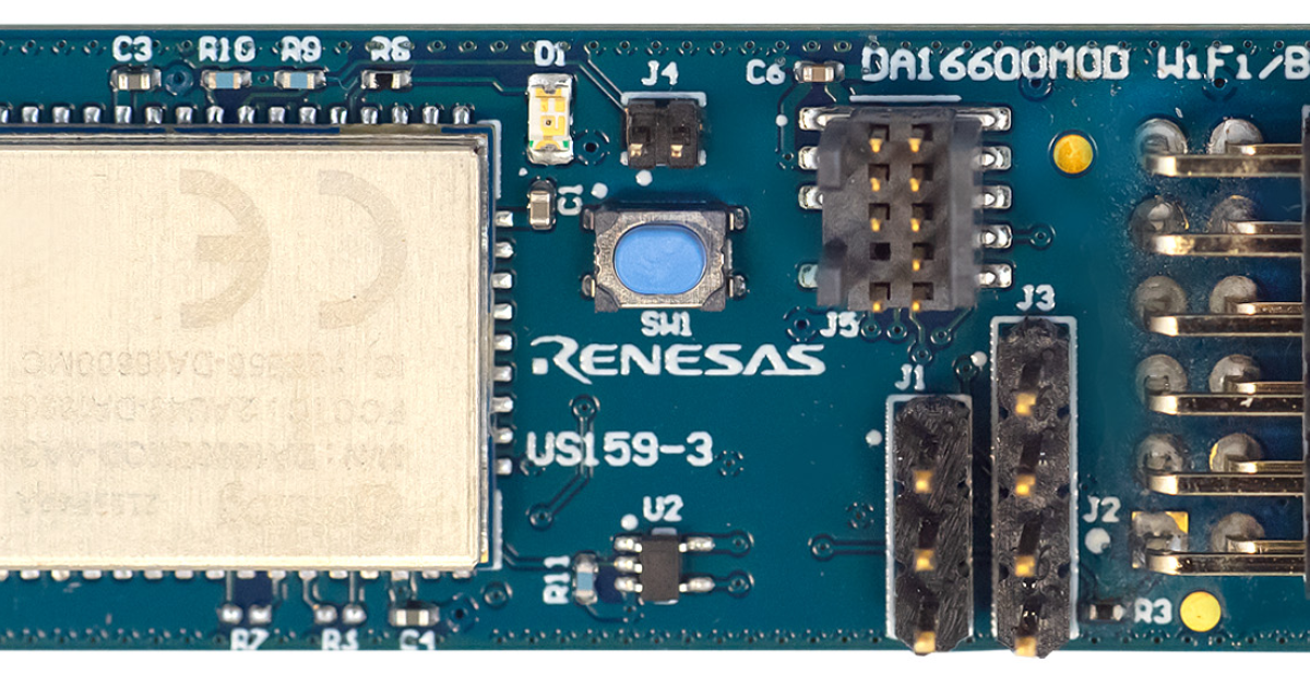 US159-DA16600EVZ - Ultra-Low-Power Wi-Fi + Bluetooth Low Energy Combo ...