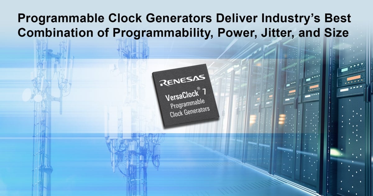 Renesas’ New Programmable Clock Generator Delivers Industry’s Best ...