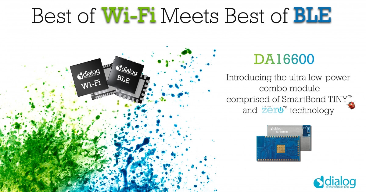 Dialog Semiconductor’s First Combo Wi-Fi and BLE Module Points the Way ...