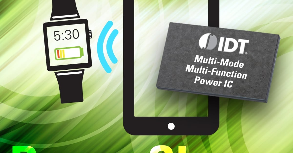 IDT Introduces Wireless PowerShare Technology, Enabling Mobile Devices ...