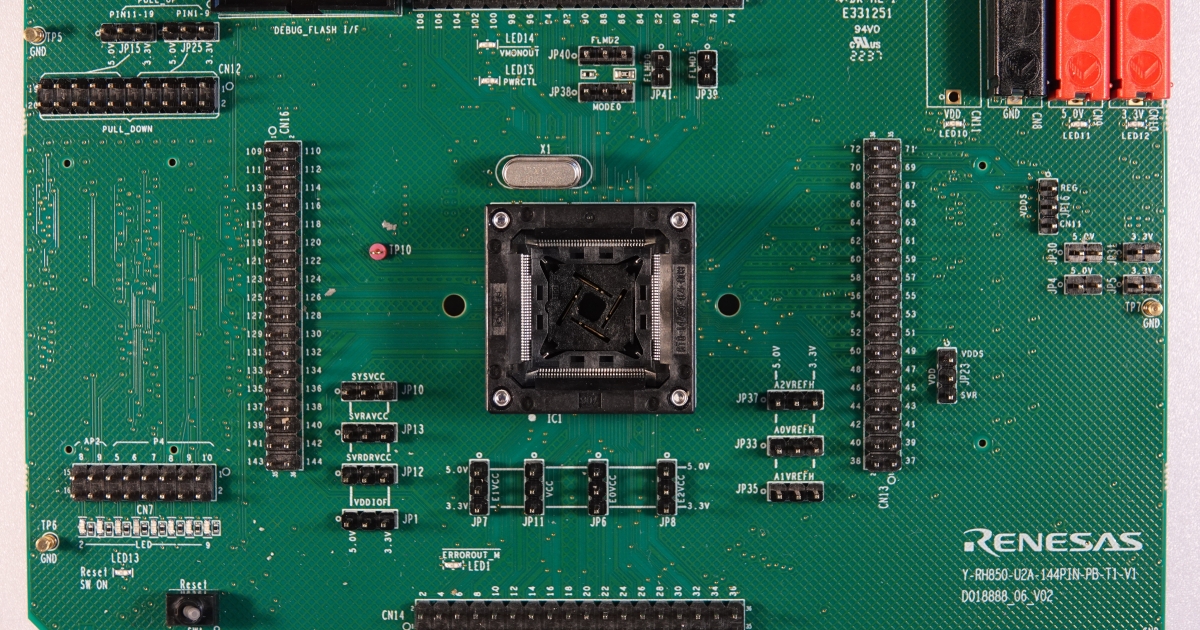 Y-RH850-U2A-144PIN-PB-T1-V1 - RH850/U2A 144pin Piggyback Board of RH850 Evaluation Platform ...