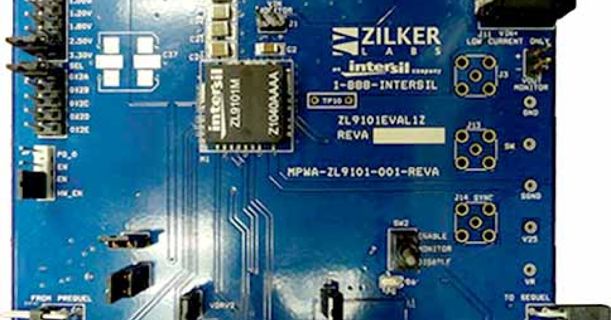 ZL9101EVAL1Z - Digital DC/DC PMBus 12A Module Evaluation Board ...