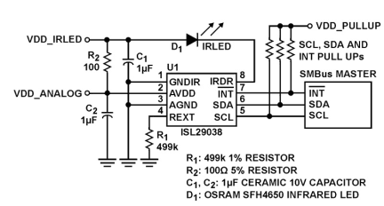 ISL29038 - Low Power Ambient Light and Proximity Sensor with Enhanced ...