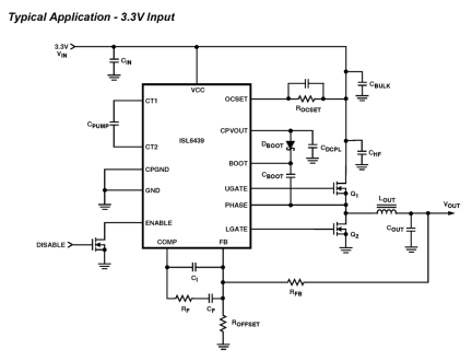 ISL6439A - Single Sync Buck PWM Controller for Broadband Gateway ...